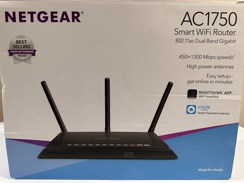 NETGEAR R6400v2 Nighthawk AC1750 Smart WiFi Router | eBay