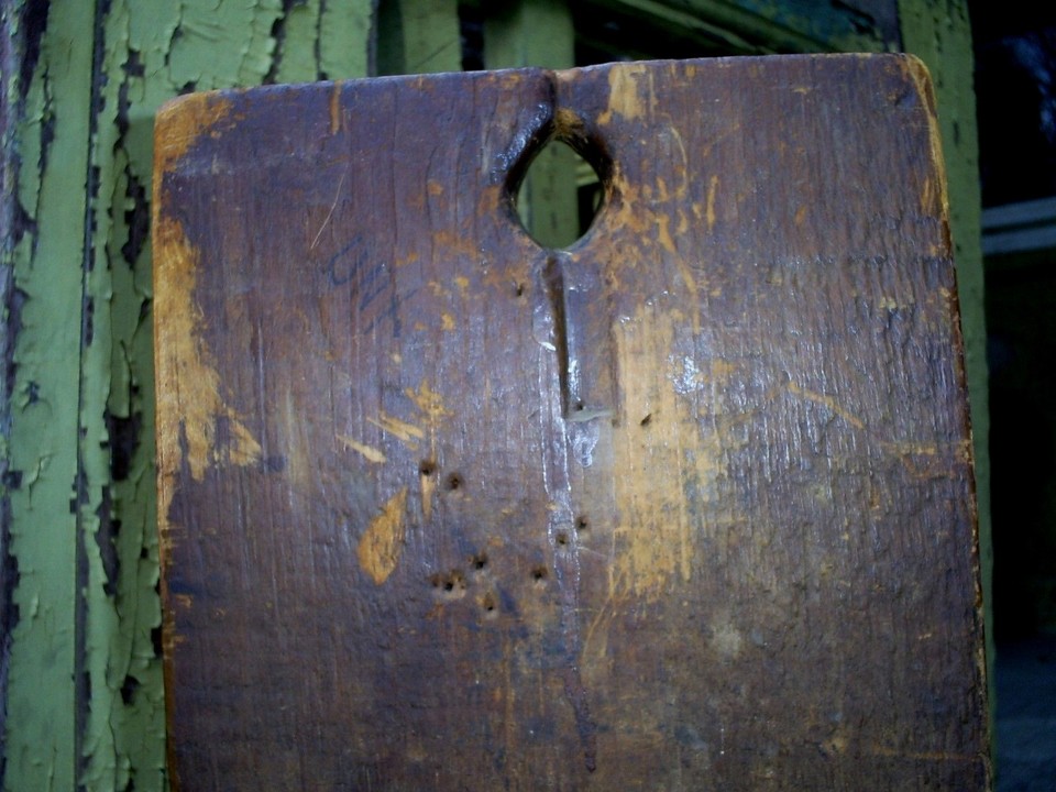 Antique Pennsylvania 19th C Scrub Box Scouring Board Primitive ...