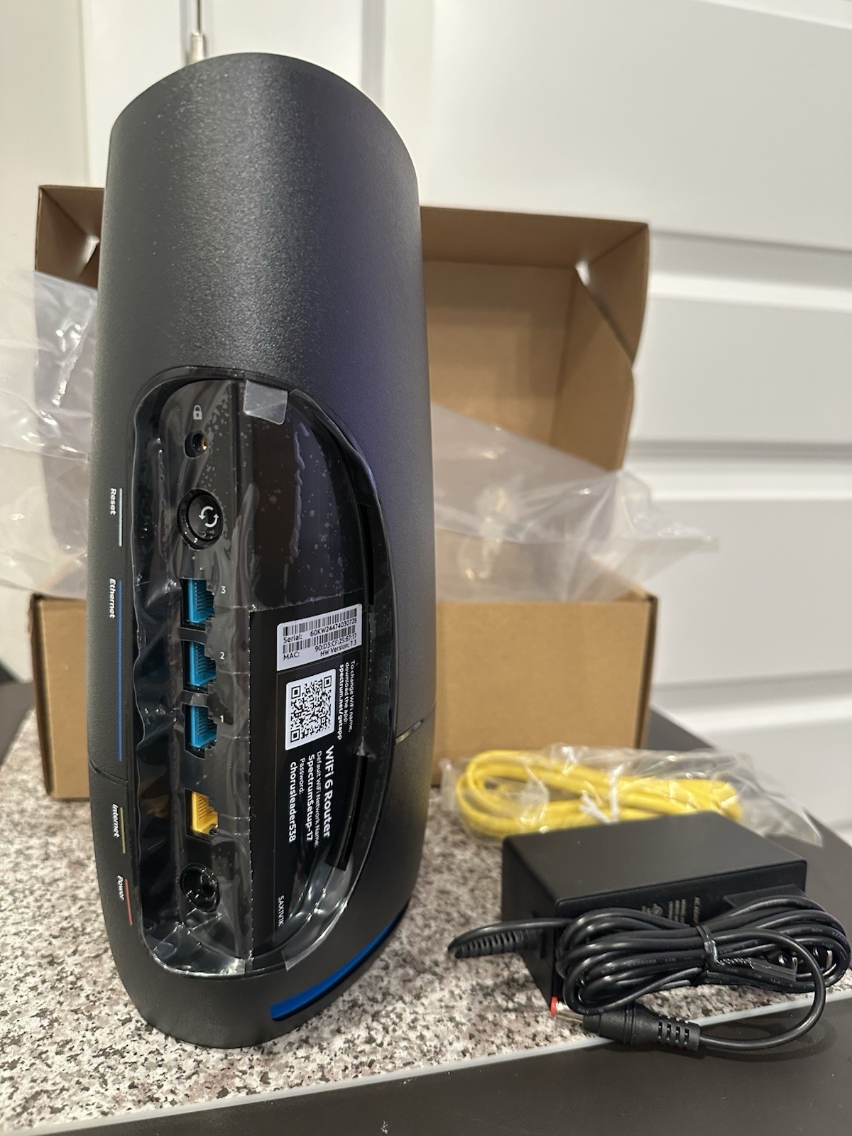 Spectrum Wireless Router 6 SAX1V1K Advanced Home Wifi Router and Power ...