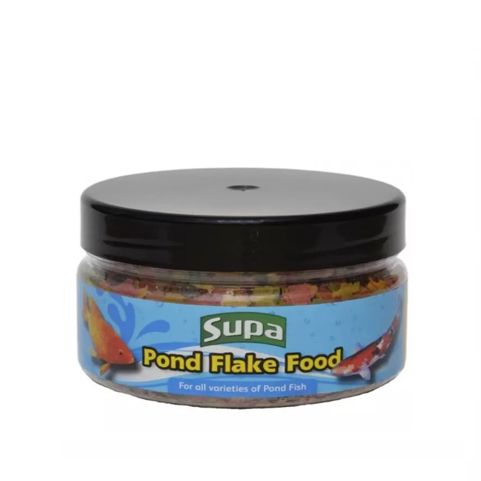 POND FLAKE supa cold water fish food outdoor feed koi carp orfe ...