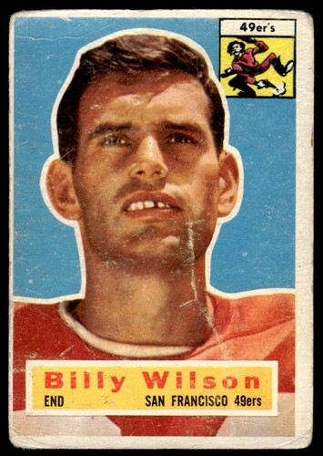 1956 Topps Billy Wilson San Francisco 49ers #62 | eBay