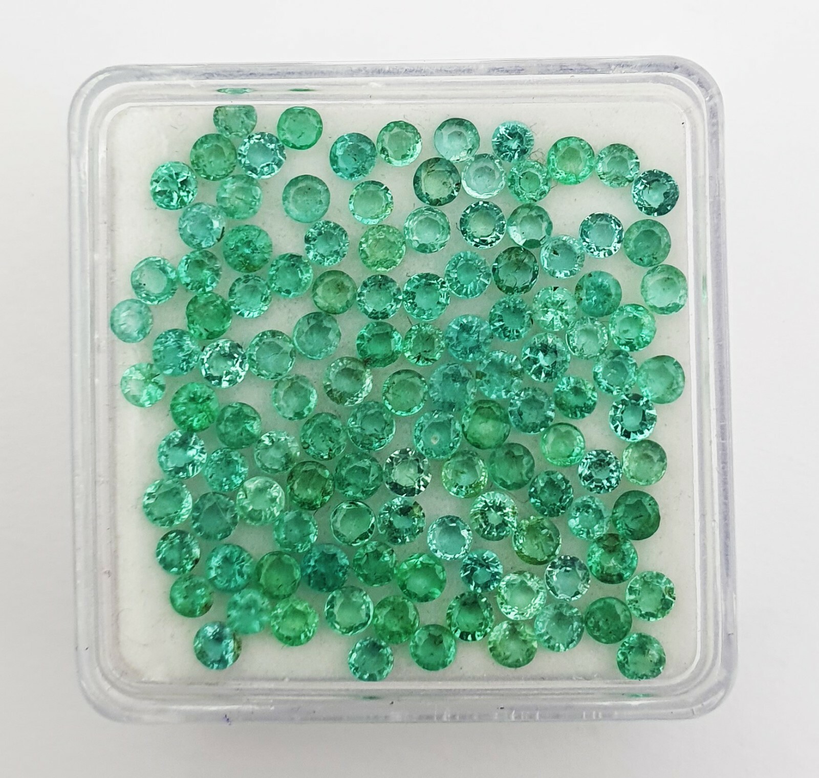 Natural Emerald Round Cut Loose Gemstone Lot 25 Pcs 2.50 MM | eBay