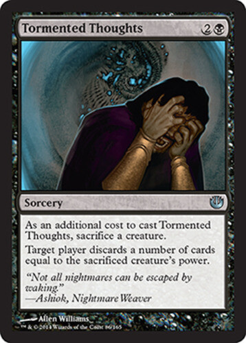 Light Play, Japanese MTG Regular Tormented Thoughts Journey into Nyx ...