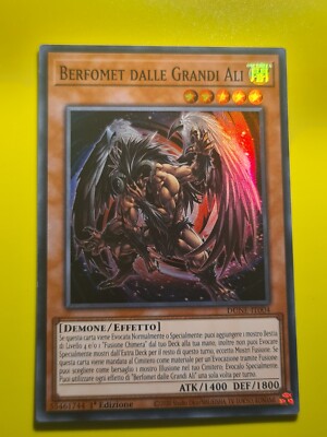 Big-Winged Berfomet YUGIOH DUNE 2023 ITALIAN SUPER RARE 1st NM 07484 | eBay