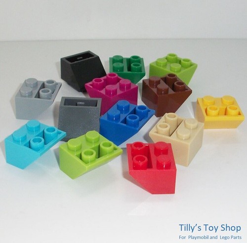 Lego - 2x2 Inverted Reverse Slope Bricks - Pick Colour & Pack Size ...