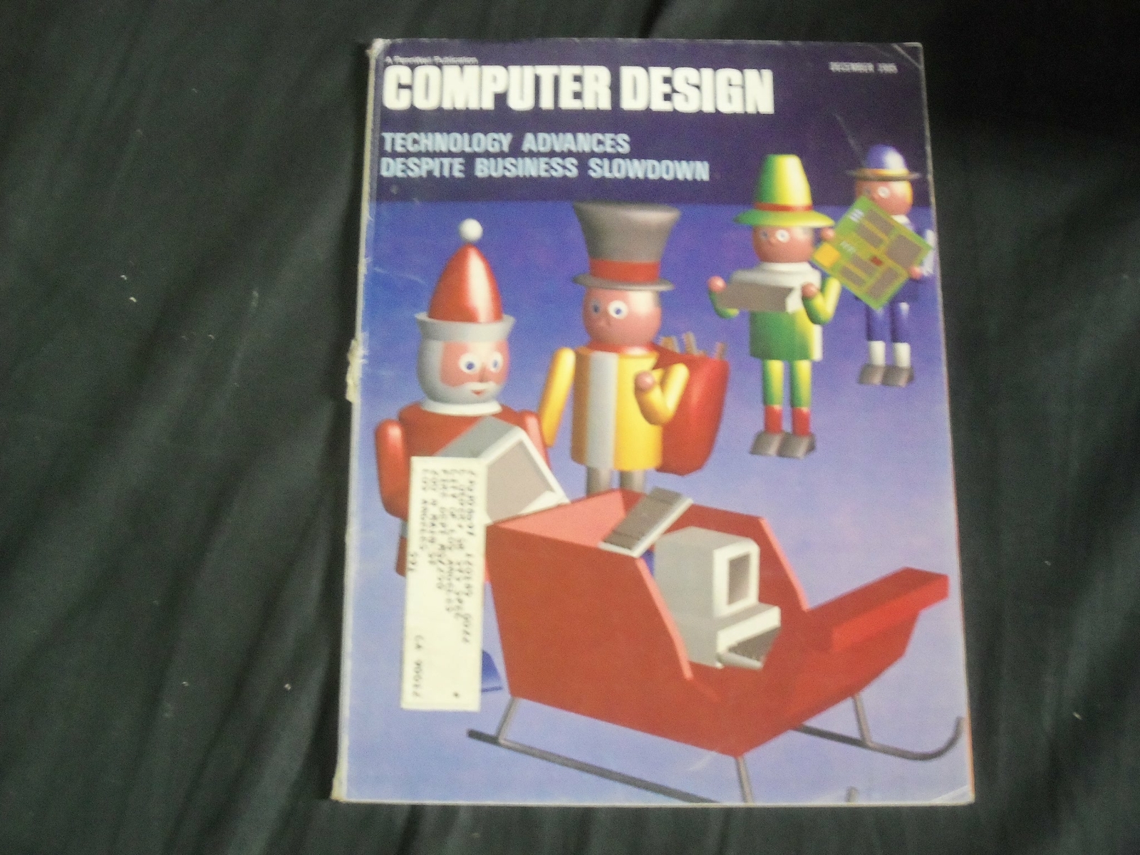 1985 DECEMBER COMPUTER DESIGN MAGAZINE - TECHNOLOGY ADVANCES COVER - PB ...
