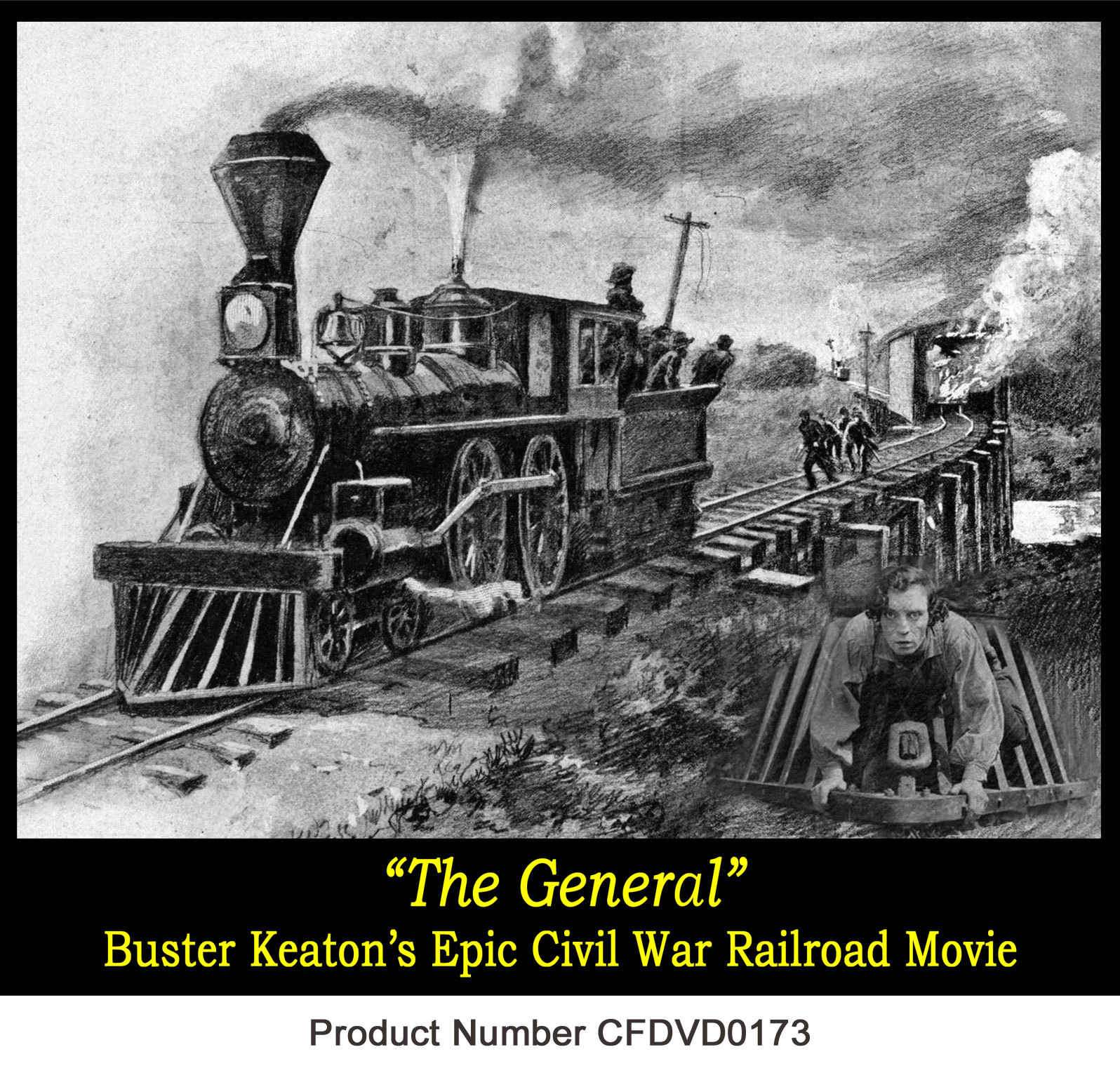 Buster Keaton's Greatest Film-"The General" Civil War Railroad Story ...