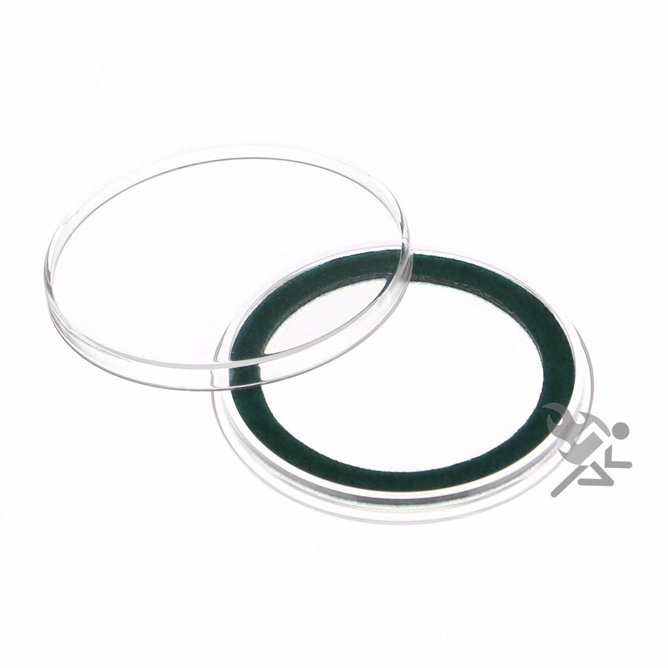 AirTite 39mm Green Velour Ring Coin Capsule Holders, 5 Pack | eBay