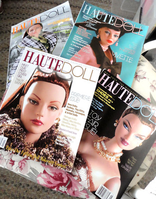 Lot of 4 HAUTE DOLL Magazines *Premiere Jan + May + July 2004 and Mar ...