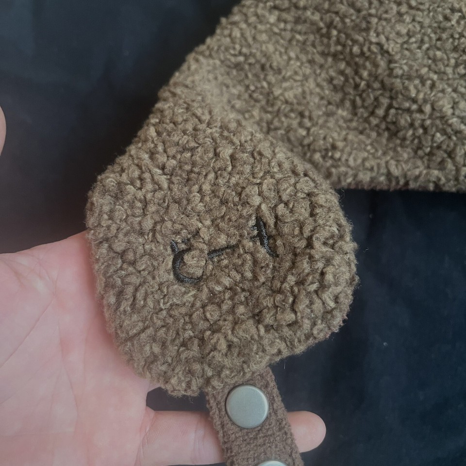 RARE Domo-kun fur trapper hat ushanka scene emo y2k | eBay