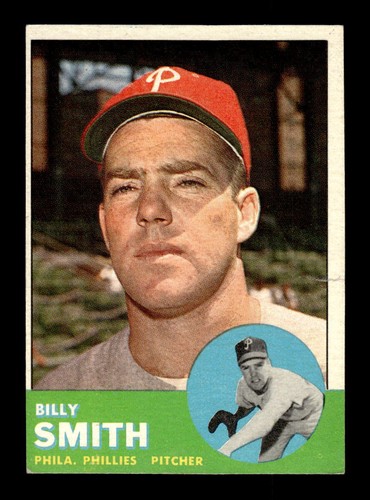 1963 Topps Baseball #241 Billy Smith RC Philadelphia Phillies | eBay