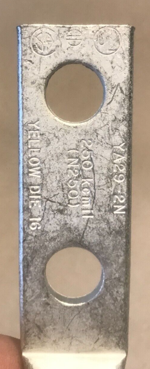 Burndy YA29-2N Compression Cable Crimp Lug 250 MCM YA292N “for 1 lug ...