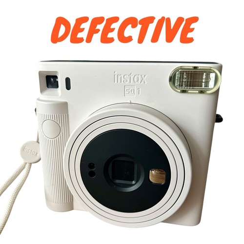 DEFECTIVE Fujifilm Instax Square SQ1 Fuji Instant Film Camera- Chalk ...