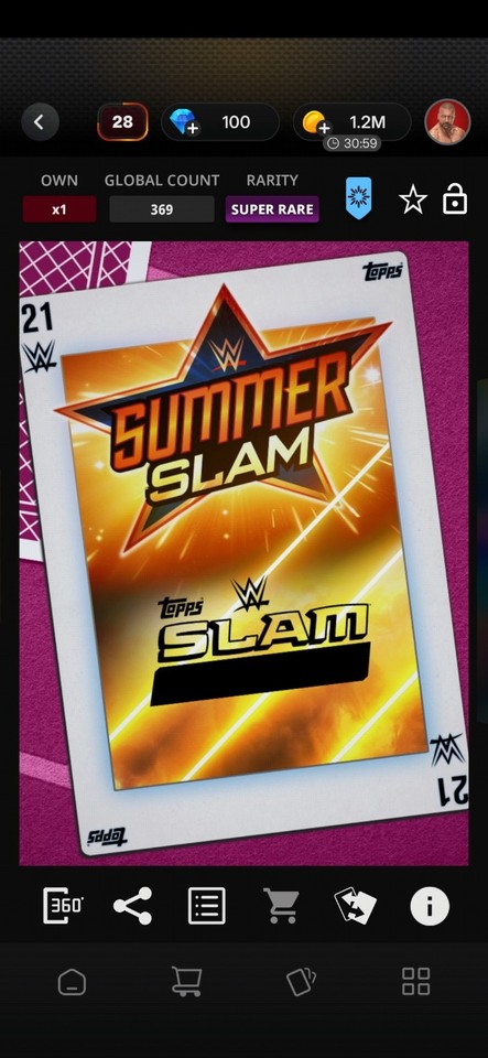 CHARLOTTE FLAIR 2021 WWE TOPPS SLAM SUMMERSLAM 21 SUPER RARE DIGITAL ...