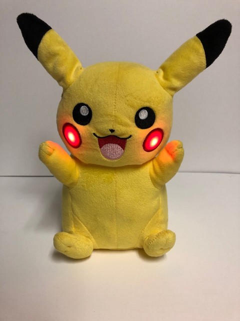 Pokemon Talking My Friend Pikachu 10" Plush Soft Toy Kids Toys Cheeks ...