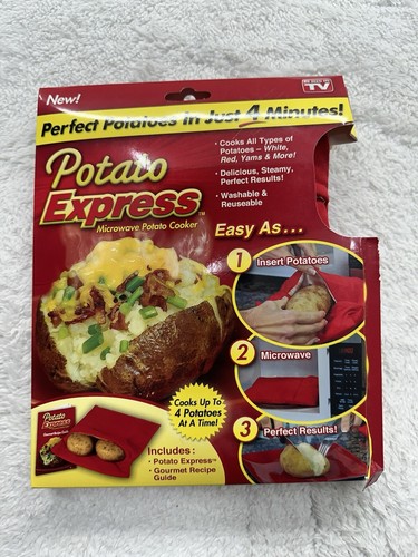 New Potato Express Microwave Potato Cooker Bag As Seen On TV Food ...