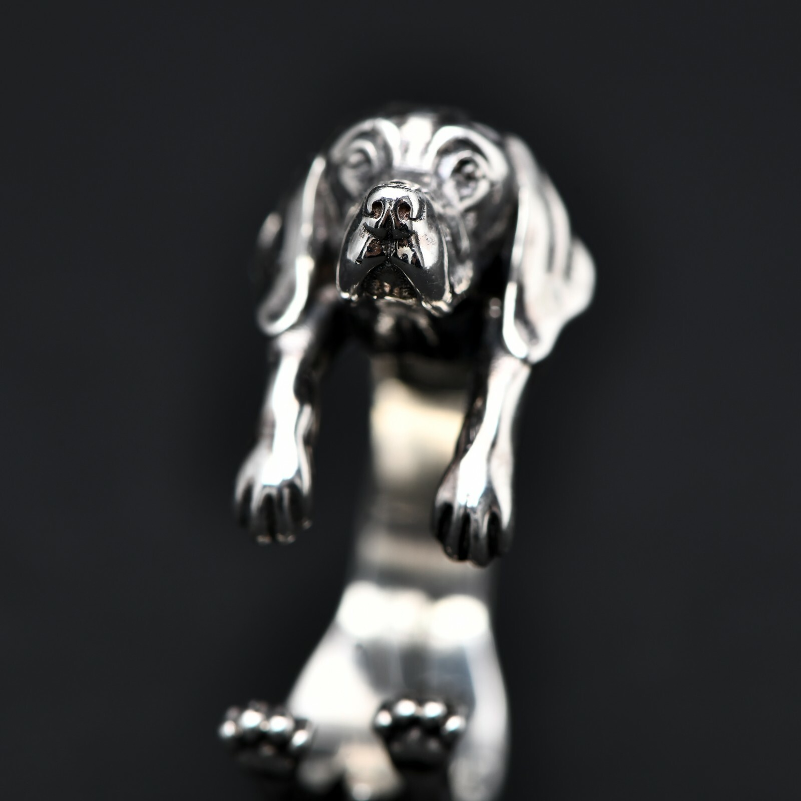 German Shorthaired Pointer Dog Ring, GSP Ring, Sterling Silver Rings ...