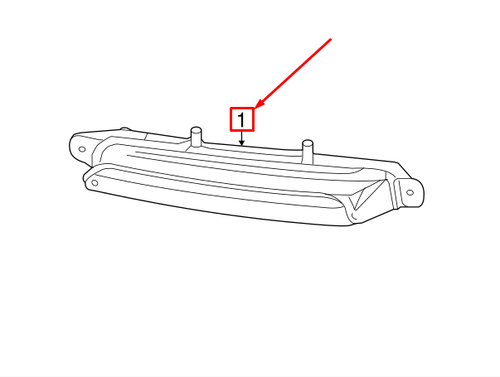 MERCEDES-BENZ C W204 Front Right Daytime Running Light A0999068001 NEW ...
