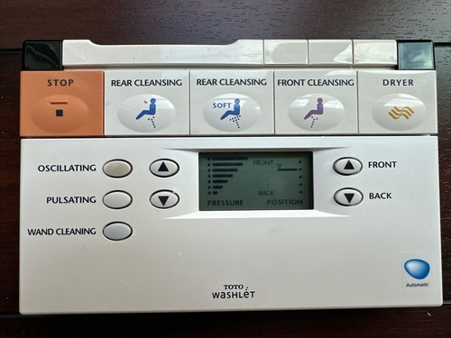 Original TOTO Washlet Remote Control S400 THU9179 SW563 SW564. Fully ...