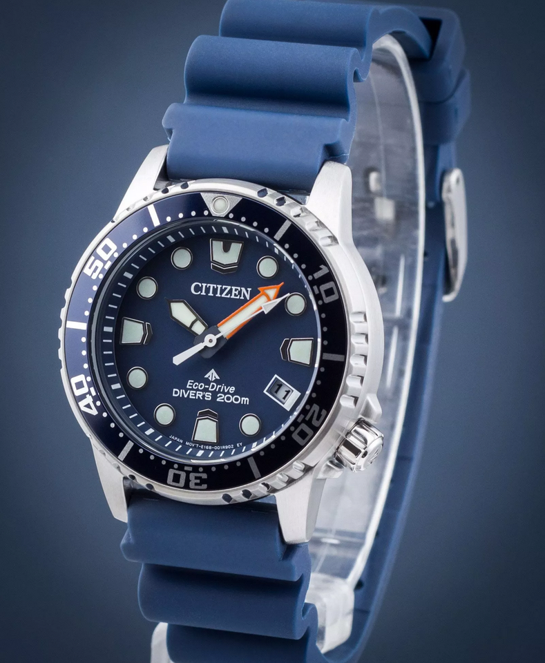 Citizen Promaster Diver Women's Watch Eco-Drive Blue Dial EO2021-05L | eBay