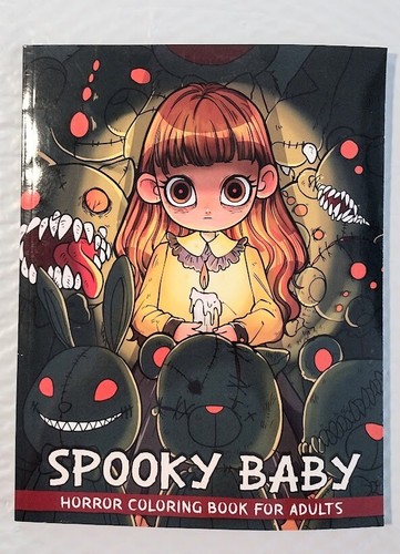 Spooky Baby Horror Coloring Book for Adults - Halloween | eBay