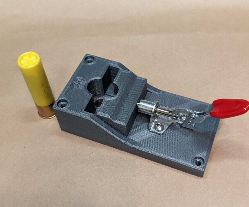 Shotgun Shell Hull Roll Crimp Clamp Vise 10-12-16-20-28-32-410 Gauge | eBay