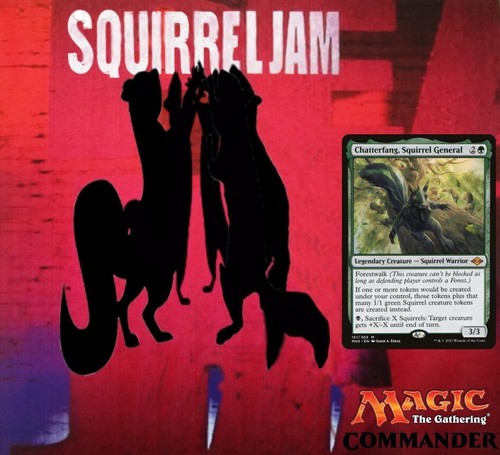 Chatterfang, Squirrel General MTG EDH Commander Deck! | eBay