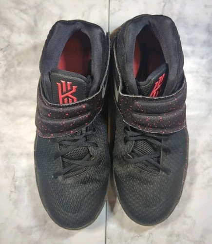 Size 6.5 Y- Nike Kyrie 2 Mid Black Speckle Upper Lace Strap - Very ...