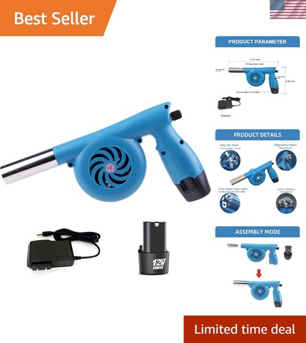 Rechargeable Electric Fire Blower with Stainless Steel Duct – Camping ...
