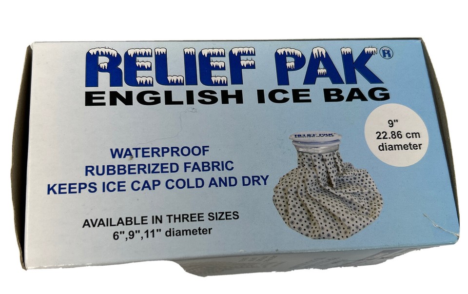 Relief Pak English Ice Cap Reusable Ice Bag - 9" Diameter 714905017444 ...