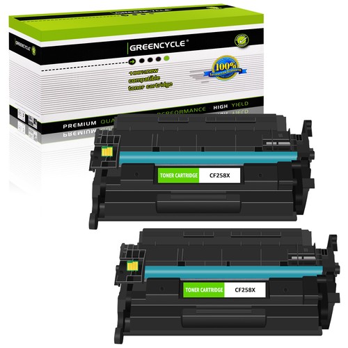 2PK CF258X 58X WITH CHIP Toner Cartridge for HP 58A LaserJet MFP ...