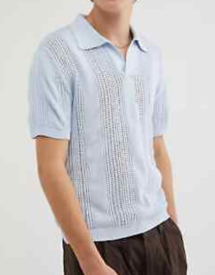Urban Outfitters UO Director Popover Knit Polo Shirt - size L - NWT | eBay