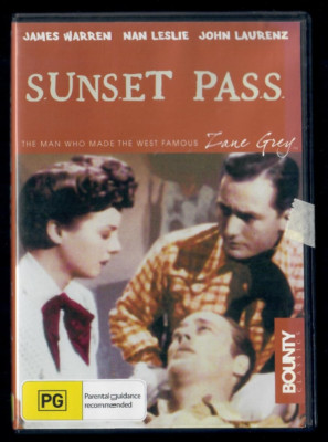 Sunset Pass (DVD, 1946) James Warren | eBay