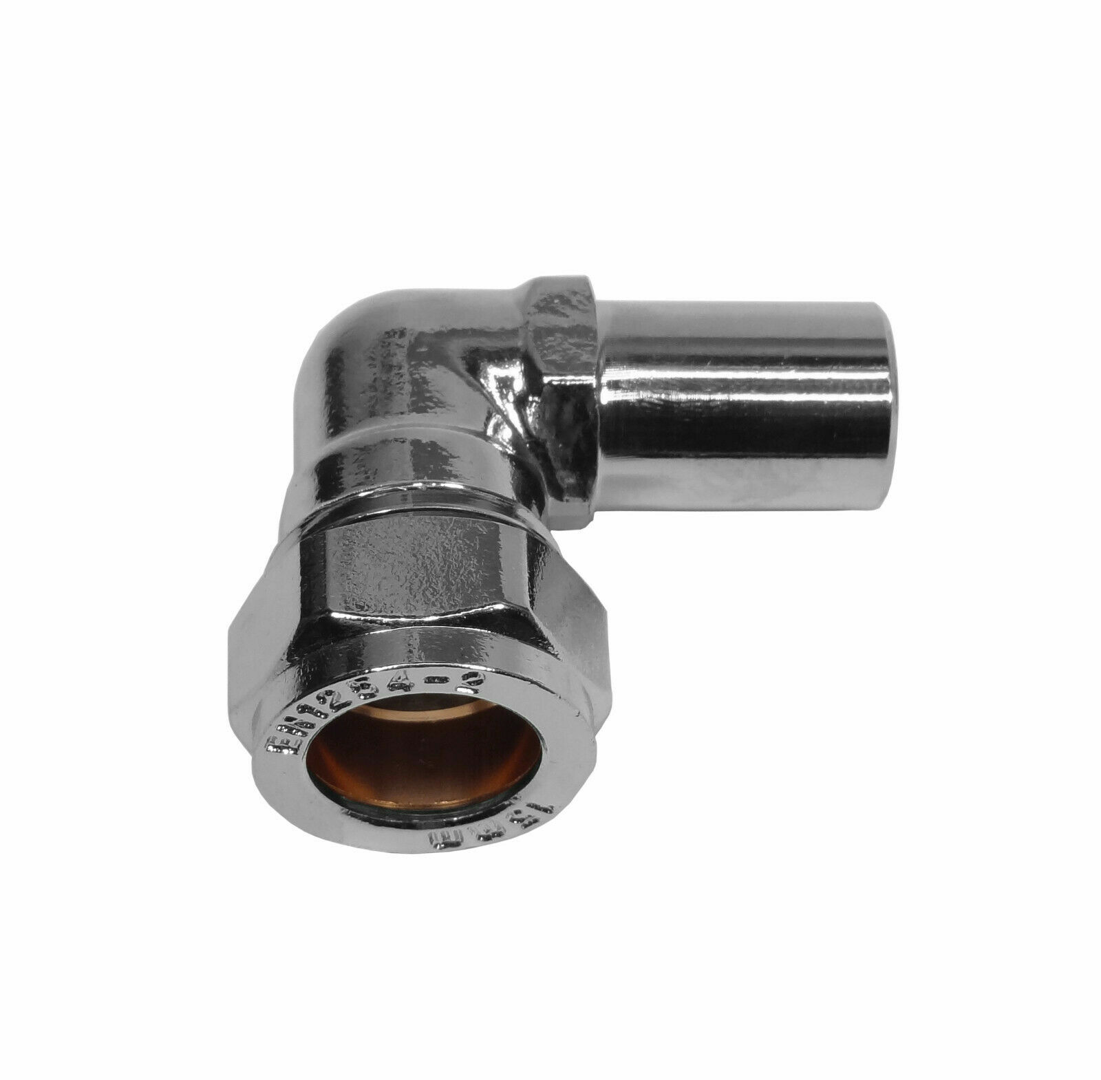 Drayton 15mm Chrome Compression Street Elbow 90° Bend Stem Radiator ...