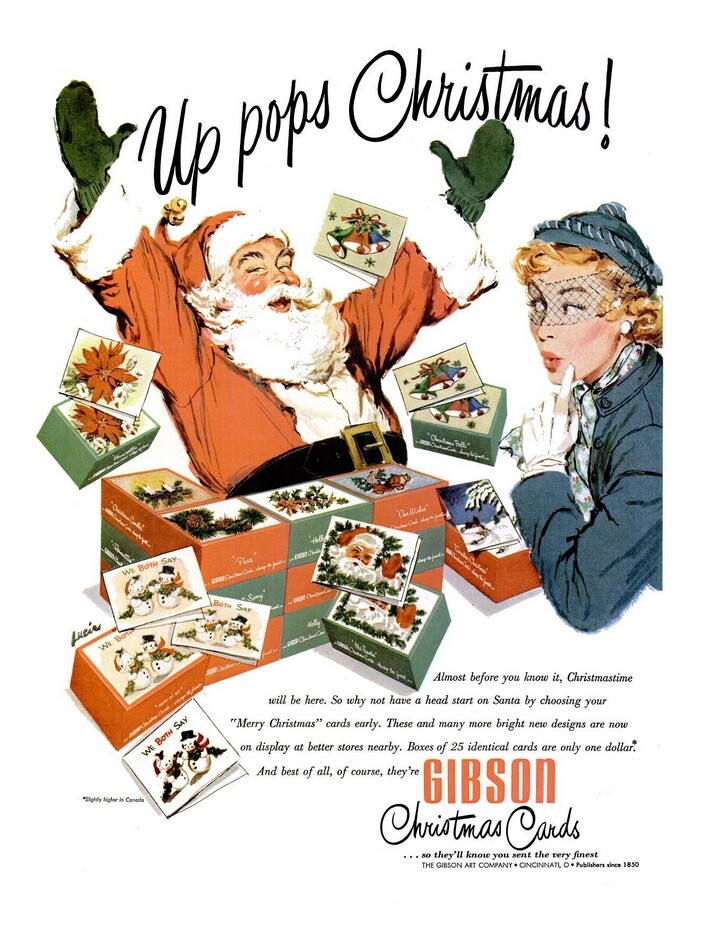 1940s-1950s Women's Fashion Ads Vintage Business Suit Office Art ...