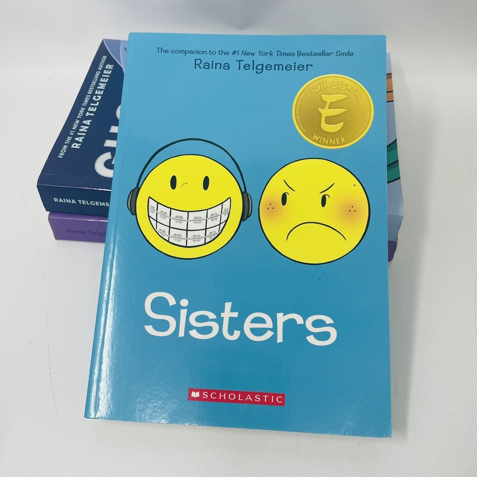 Lot of 5 Raina Telgemeier Books Smile (SIGNED) Drama Sisters Ghosts Guts | eBay