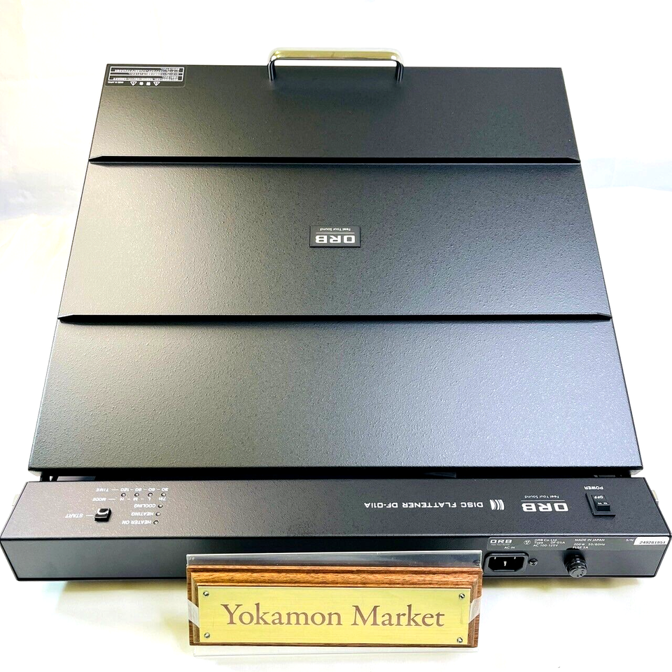 ORB DF-01iA High-end Audio Vinyl LP Record Flattener for Audiophile New | eBay
