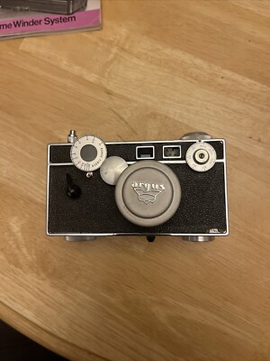 Vintage Argus Camera With F/3.5 50mm Argus Coated Cantir Lens With ...