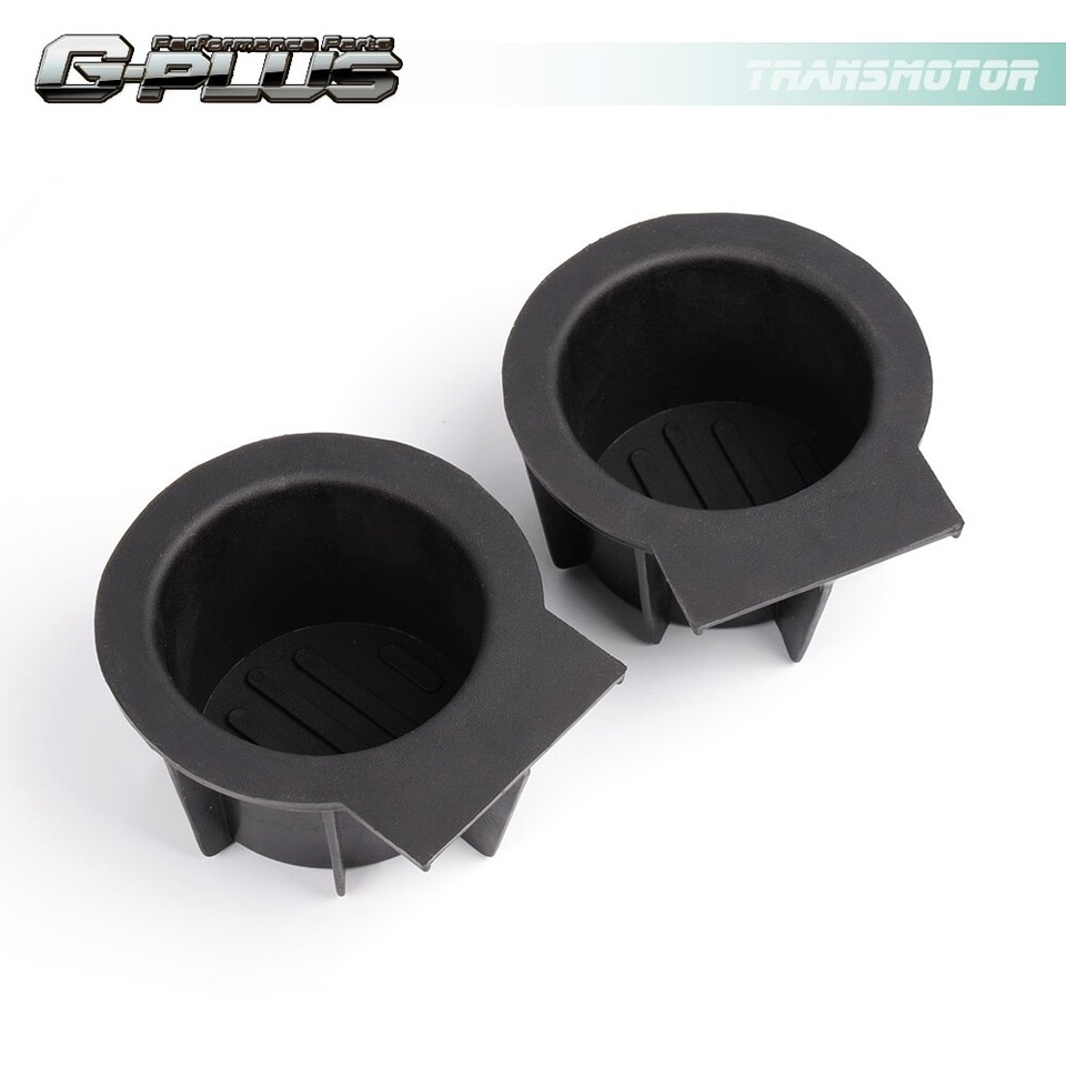 Set Center Console Cup Holder Rubber Inserts Fit For 04-14 Ford F150 F ...