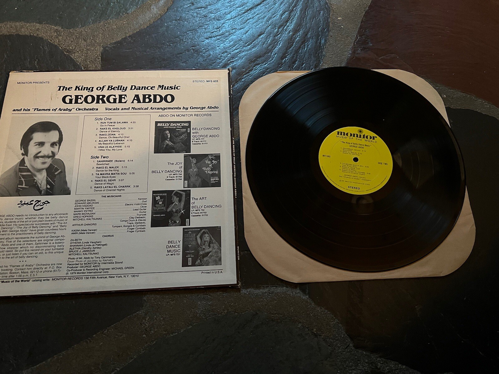 THE MAGIC OF BELLY DANCING George Abdo LP MFS-803 Stereo | eBay