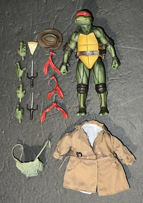 NECA TMNT Teenage Mutant Ninja Turtles Raphael In Disguise Figure ...