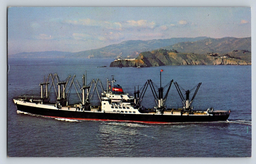 Postcard American President Lines The SS Presidents Polk, Monroe ...