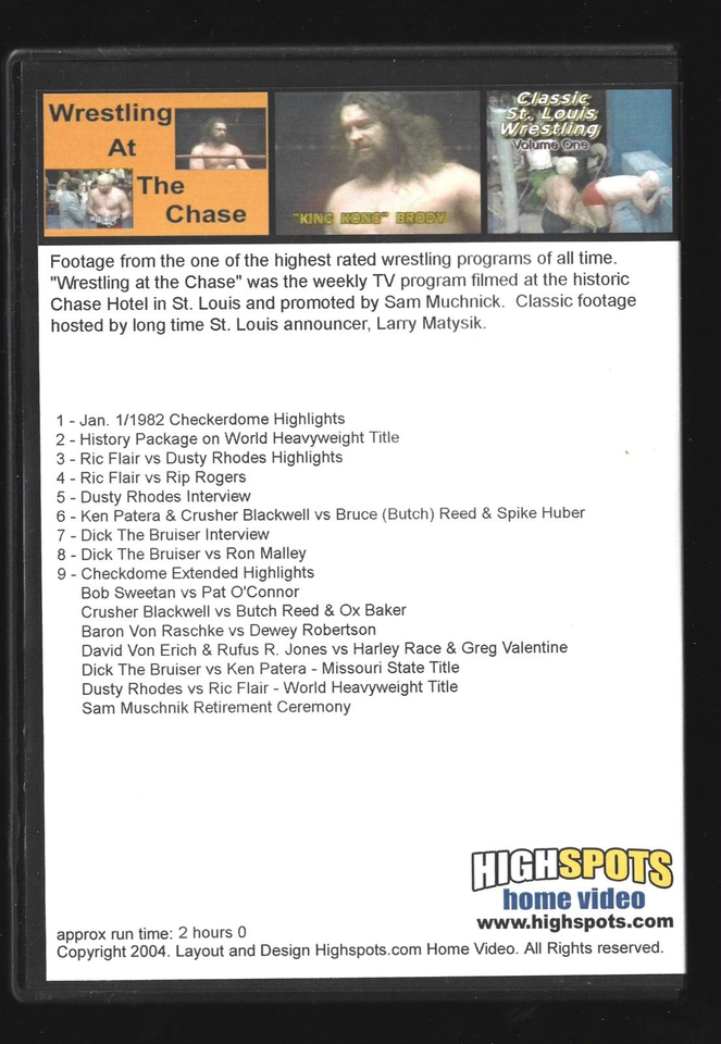 Classic St. Louis Wrestling Volume 10 NEW DVD Pro WWE AEW TNA AWA NWA ...