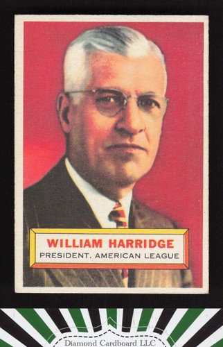 1956 Topps #1 Will Harridge EX | eBay