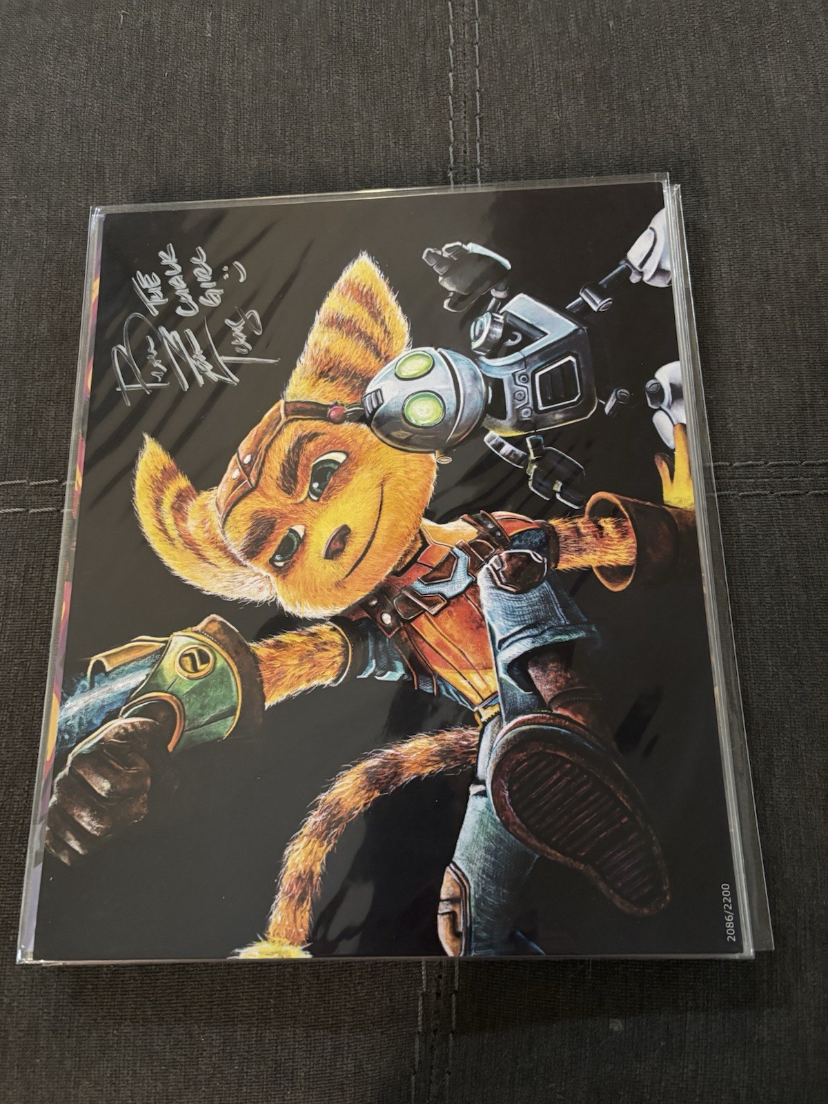 BAM! Gamer Box Ratchet & Clank Art Print 2086/2200 Beth The Chalk Girl ...