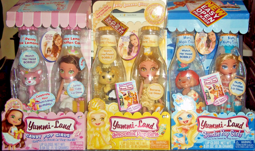 YUMMI-LAND SMOOTHIE 3 PACK BAILY & PENNY CANDY POP LACY LEMON & PENNY ...