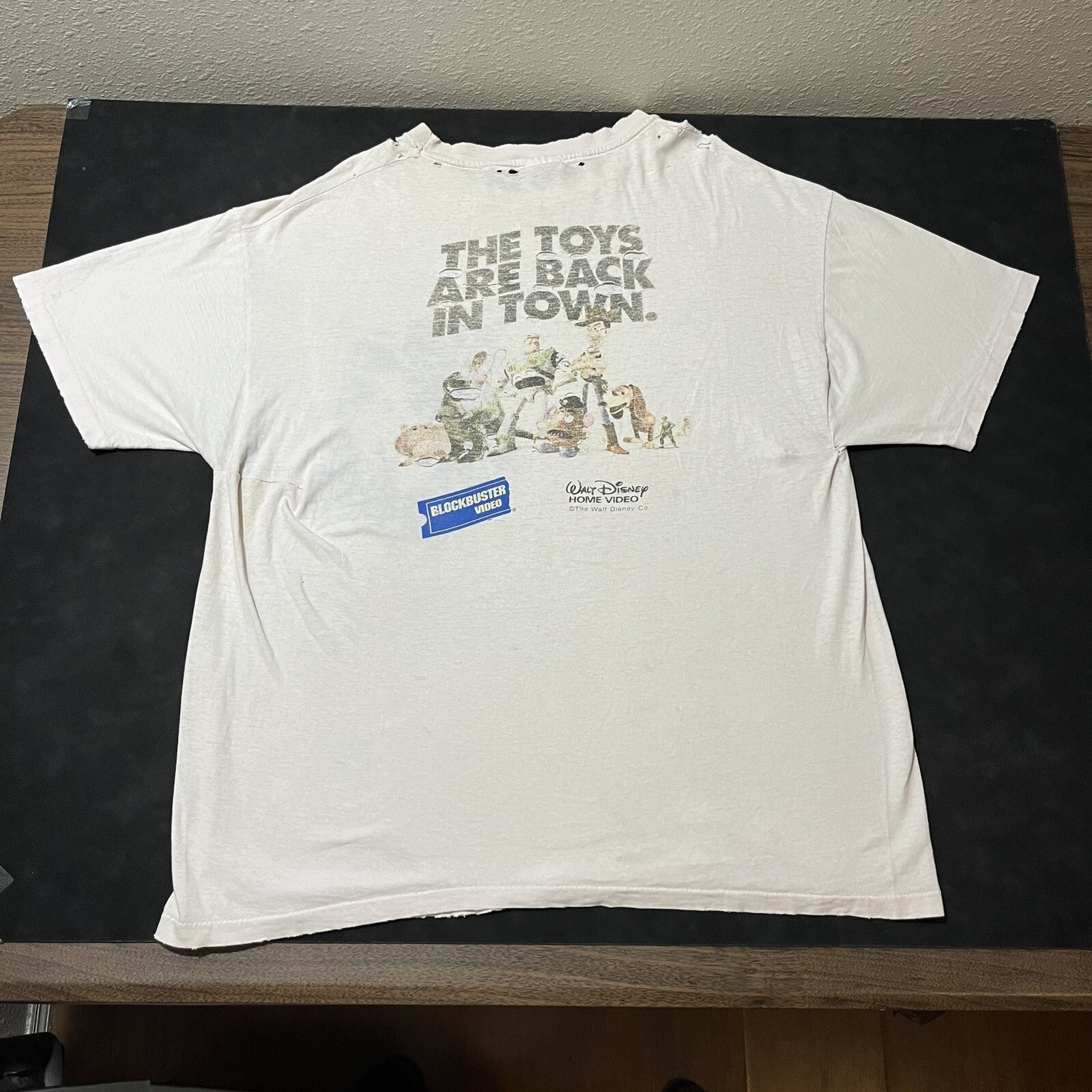 Vintage Disney Toy Story Movie VHS Promo Shirt Single… - Gem