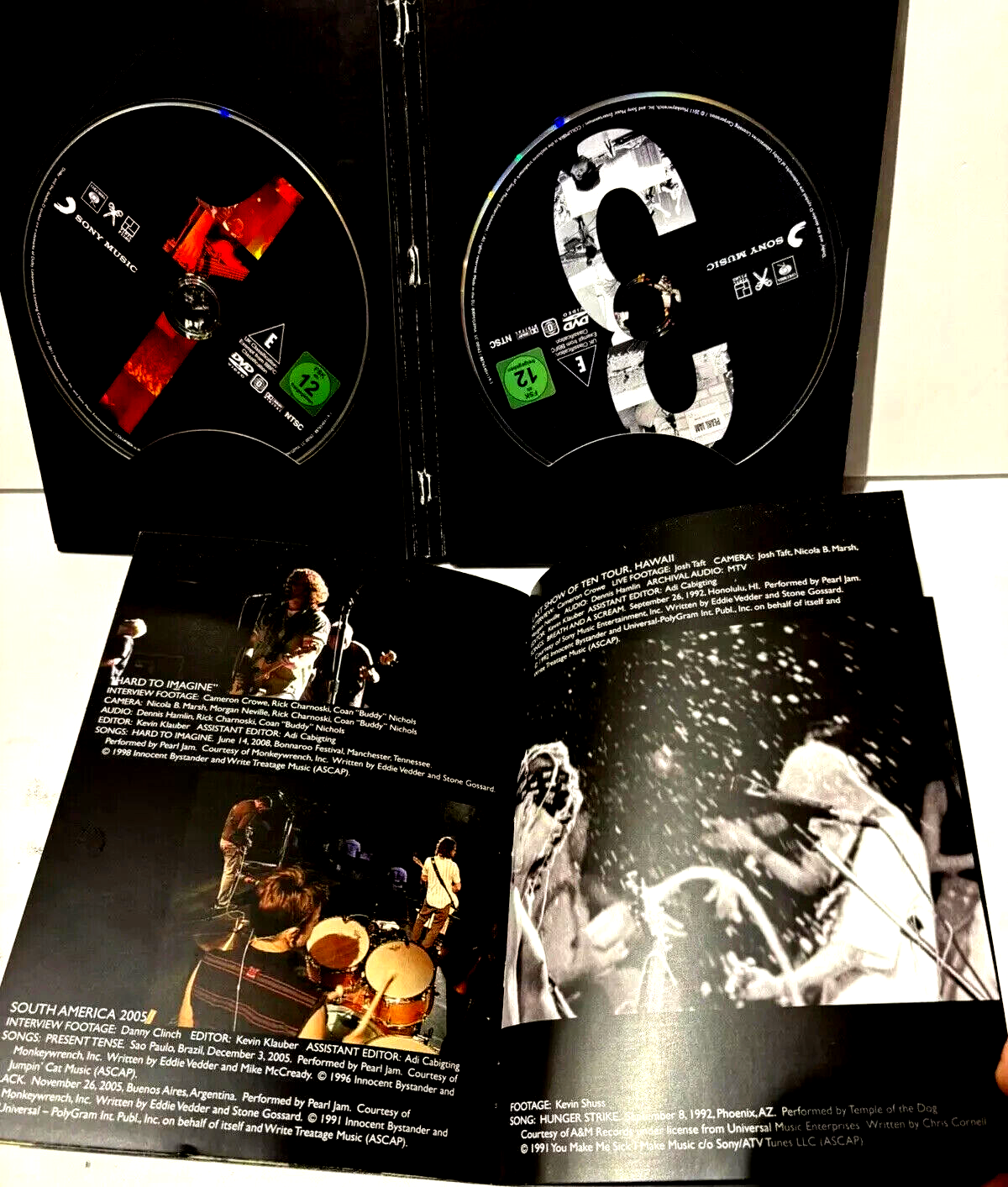 PEARL JAM TWENTY PJ20 CAMERON CROWE Doc 3 DVD Deluxe Digipak, Vedder ...