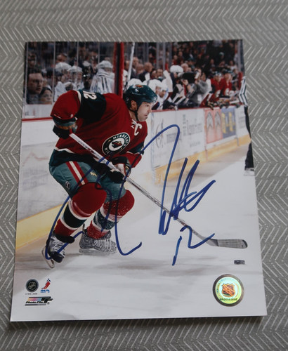Brian Rolston signed Minnesota Wild 8x10 photofile photo autographed ...