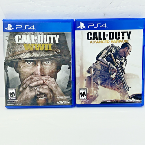 Call of Duty WW2 II Advanced Warfare LOT PS4 Sony PlayStation 4 World ...